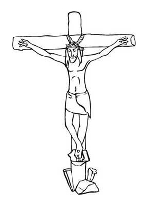 Ausmalbilder Jesus Jesus Am Kreuz 4 Zum Ausdrucken Ausmalbilder Jesus Jesus Am Kreuz 4 Zum Ausdrucken